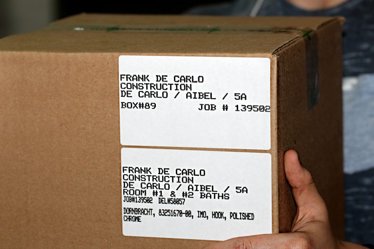 Comprehensive Labeling of Merchandise - Designer's Plumbing