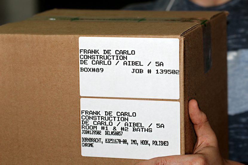 Comprehensive Labeling of Merchandise - Designer's Plumbing